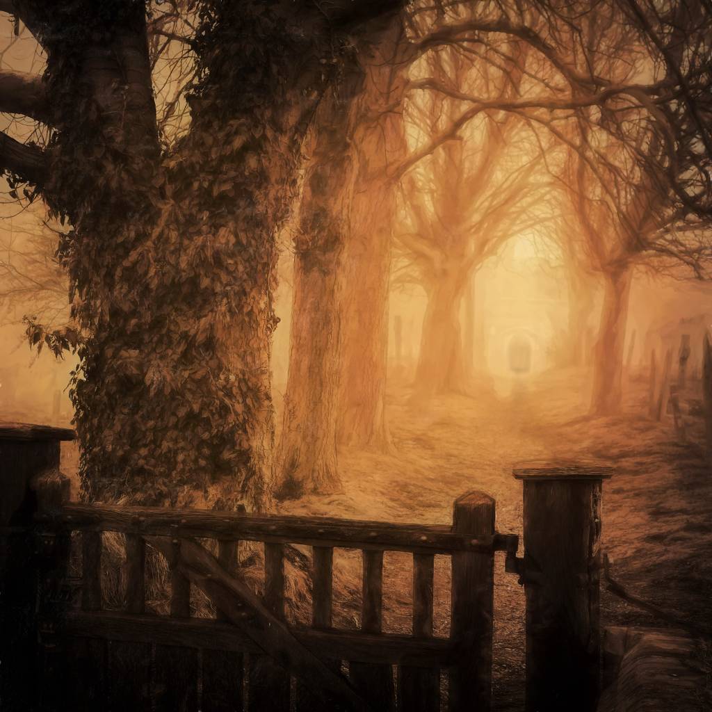 The Church Path by Martin Fry, Digital art, Manipulation