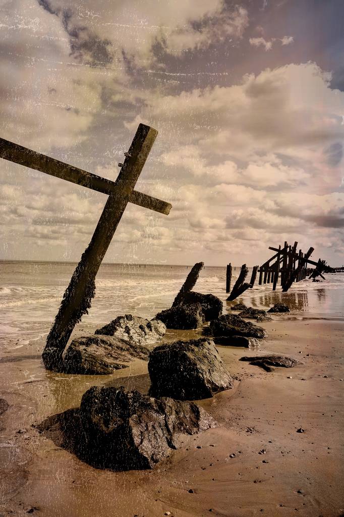 Religion on the beach by Martin Fry, Digital art, Manipulation | Art ...