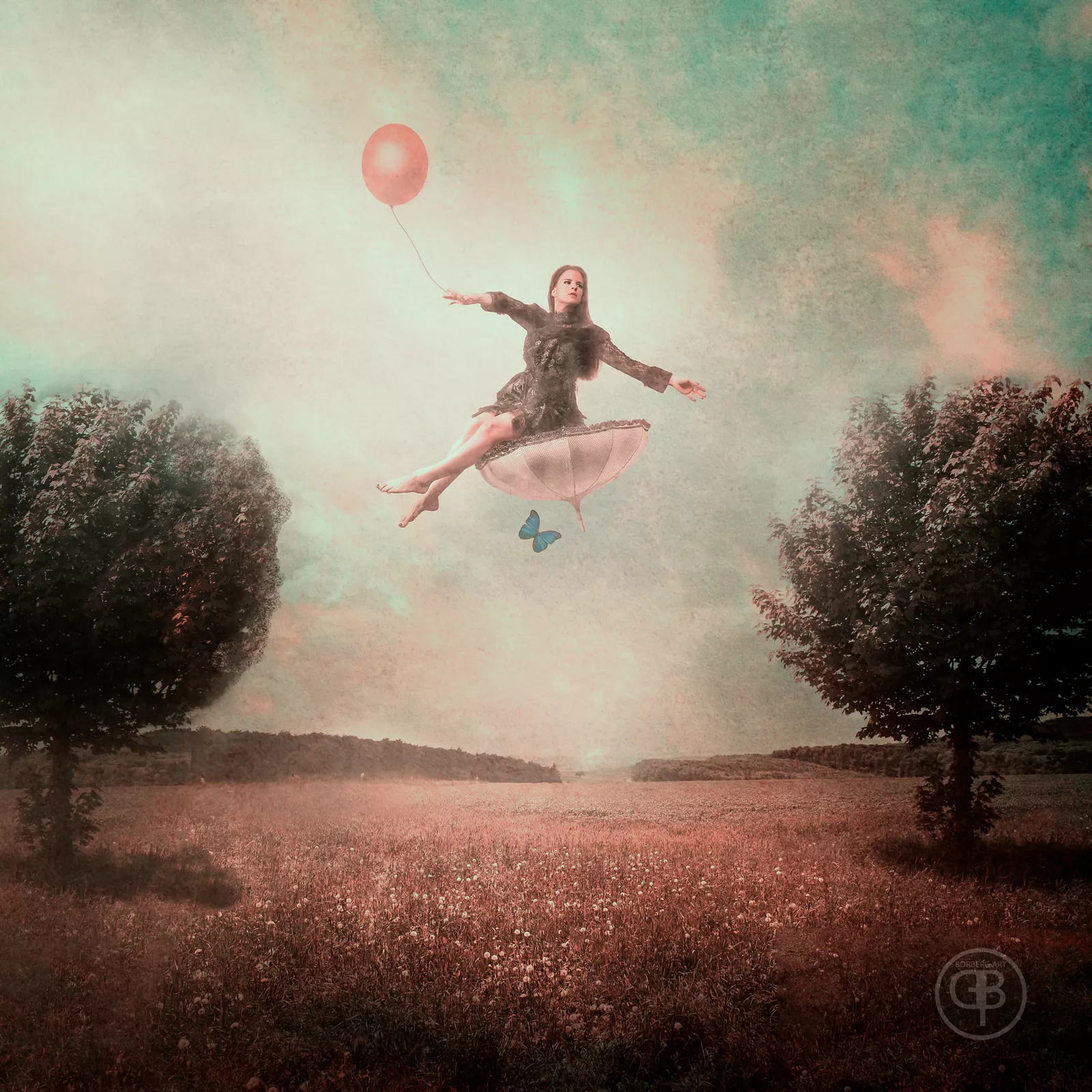 Flying People Art