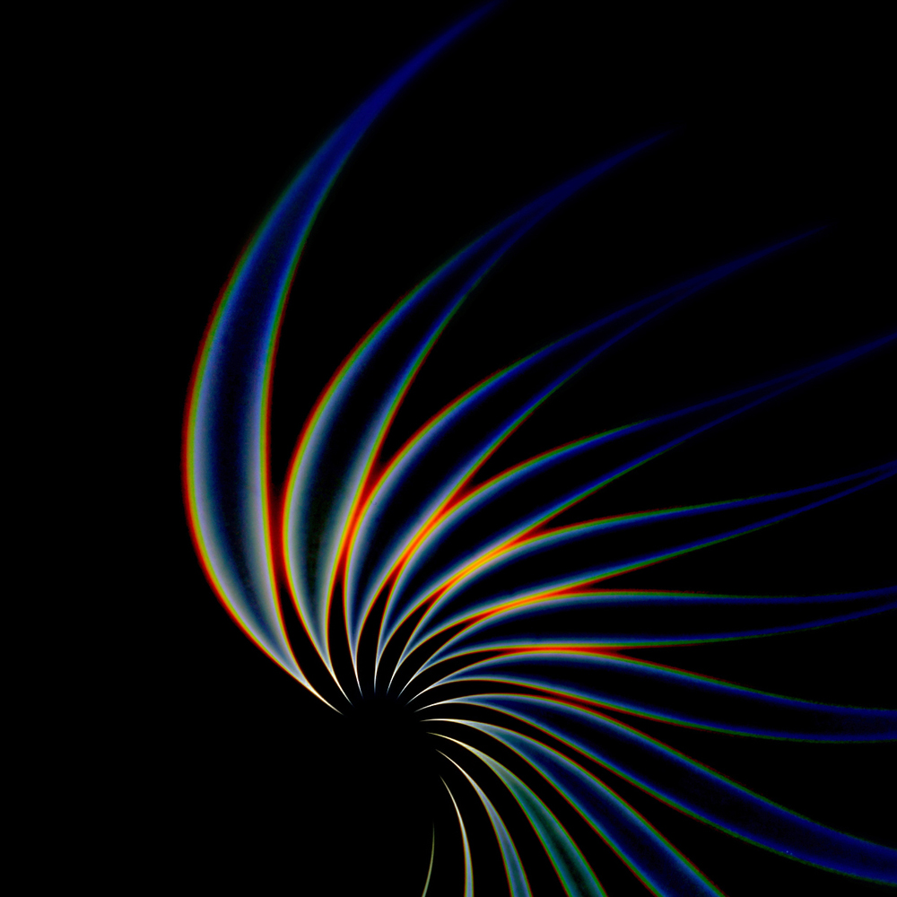 Light painting LED concave mirror 6 editing by Mark Koch, art work ...