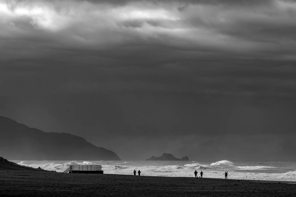 Ocean Beach, before the rain by Flickering Ability, Photography ...