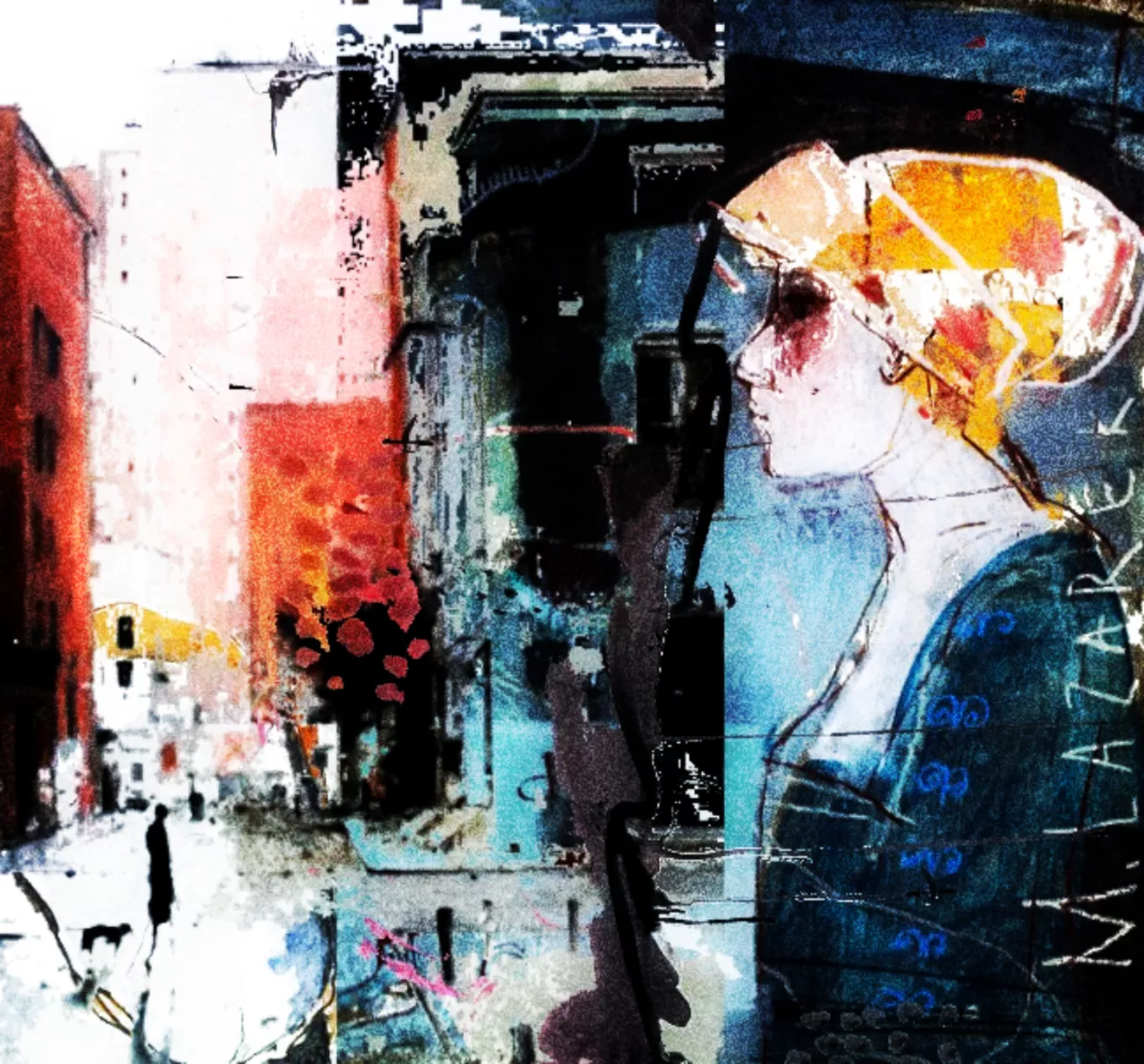 In the shadows by Kalina Nikolova, Mixed media, Composition | Art Limited