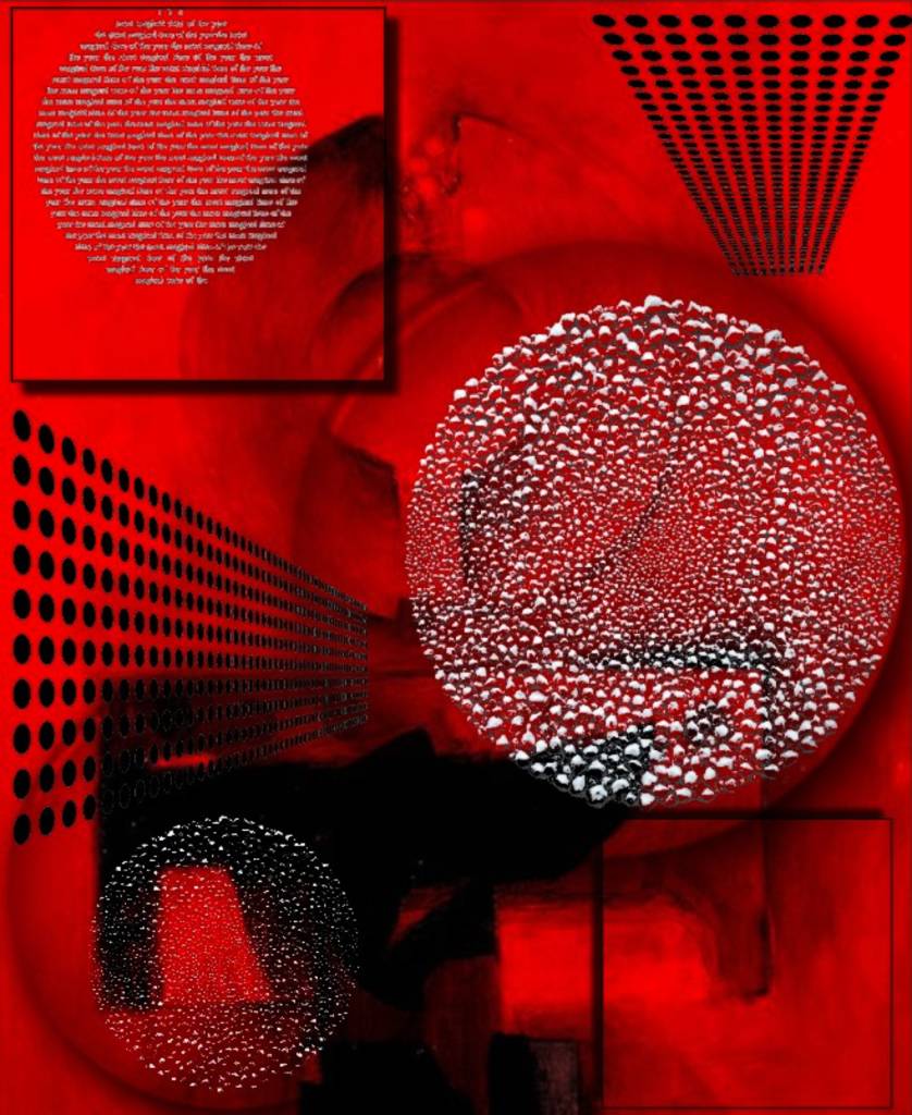 Red by Kalina Nikolova, Mixed media, Composition | Art Limited