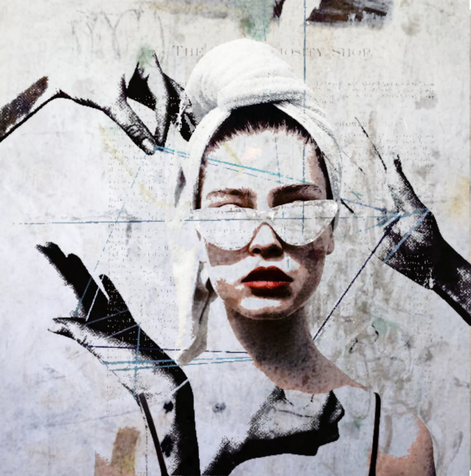 Pulling the strings by Kalina Nikolova, Mixed media, Composition | Art ...