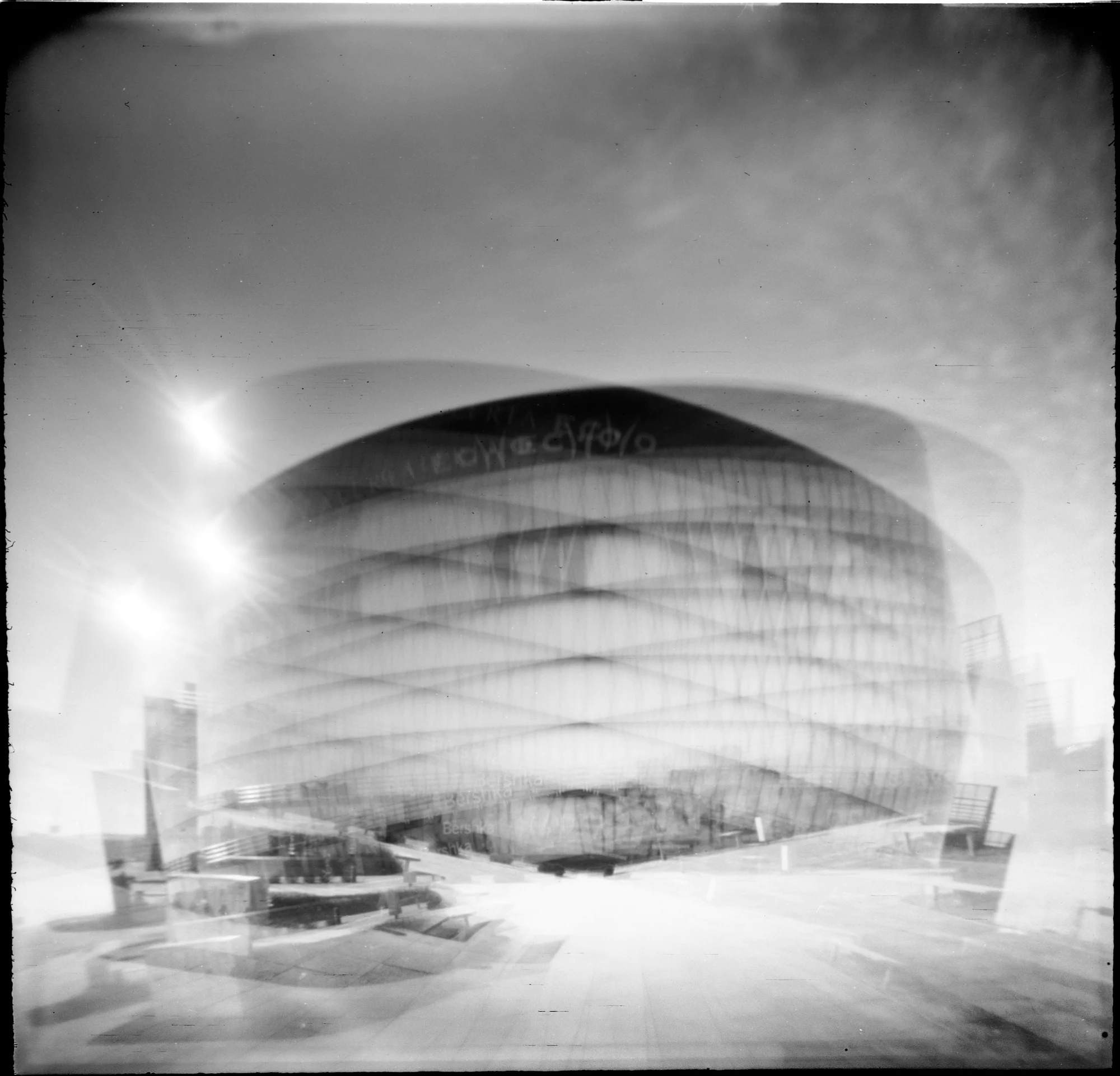 Negative Pinhole Photography Works Concerning Images Of Light