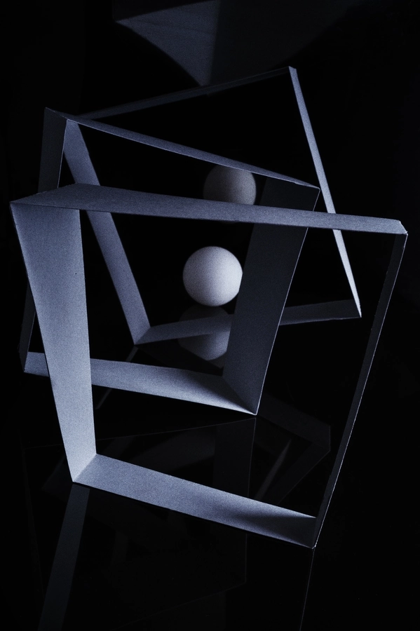 Behind the white ball by Владимир Павловский, art work | Art Limited