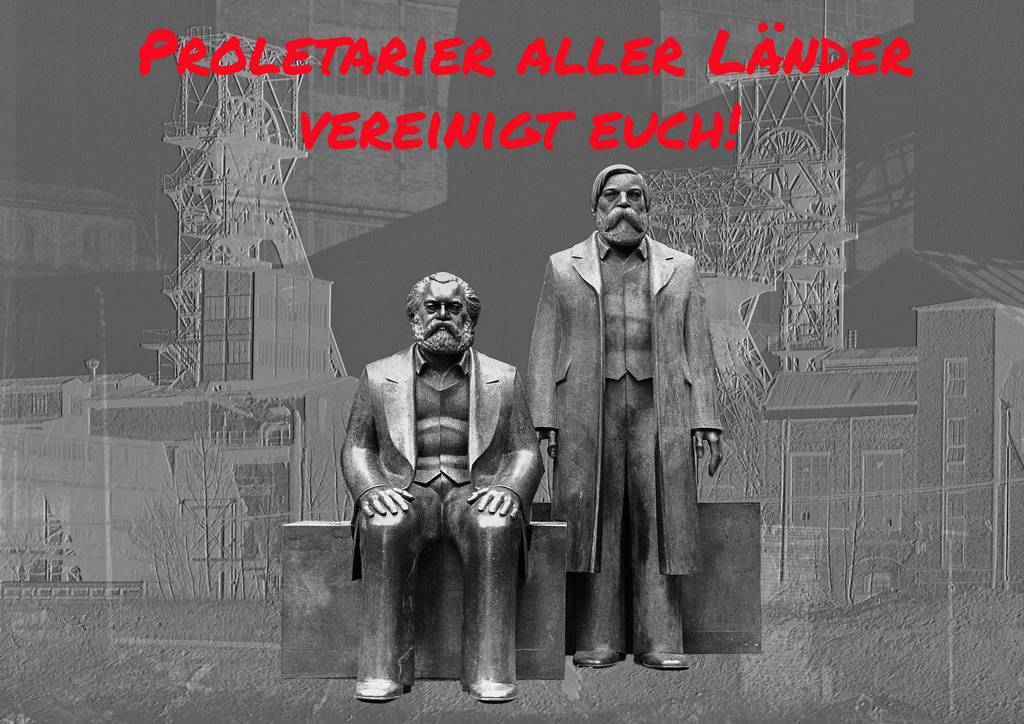 Marx und Engels by Henryk Gaweł, Digital art, Montage, retouching | Art ...