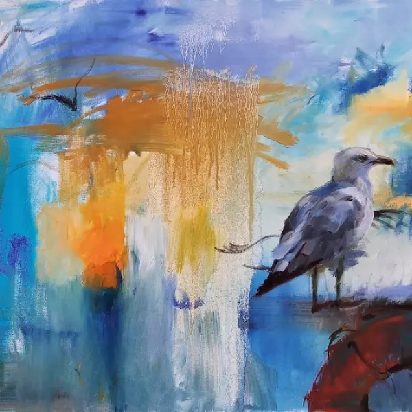 Bright colors of Valpo by Tatiana Tarasova, Painting, Oil | Art Limited