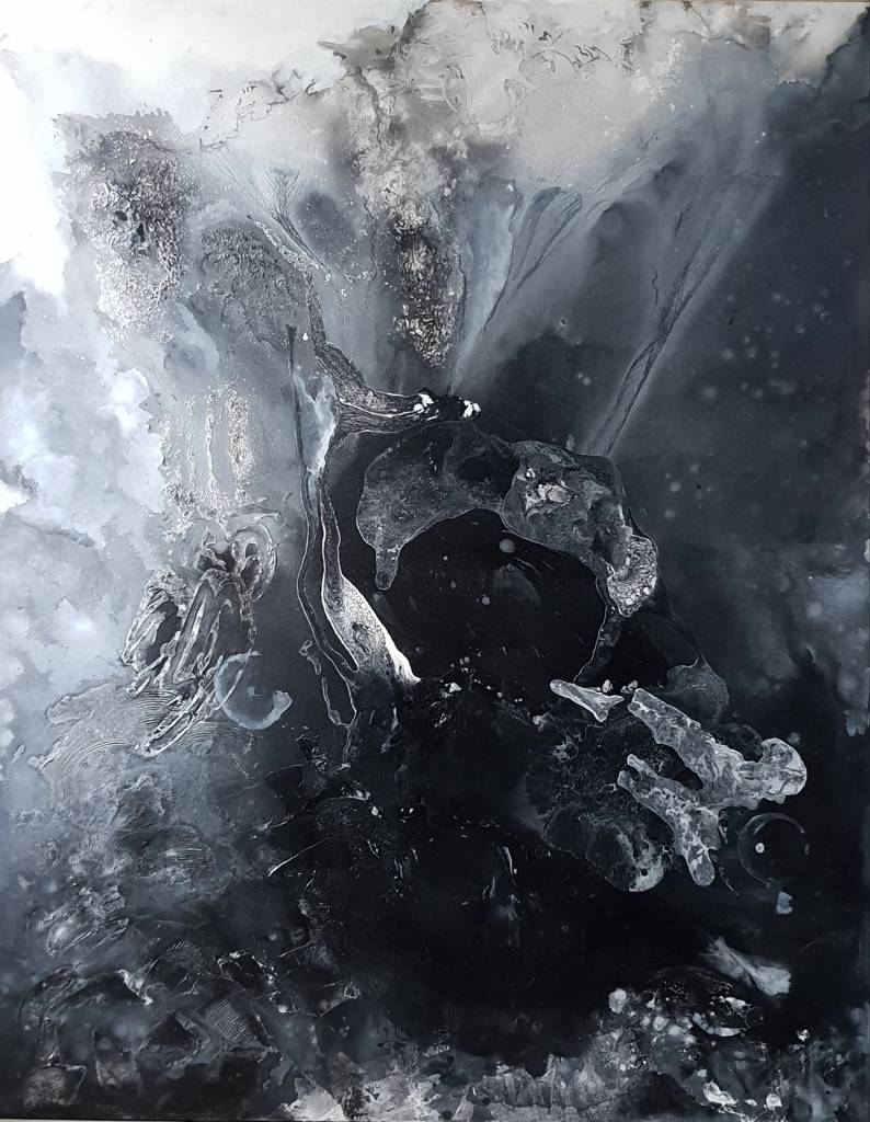 Dark and Light by Sinthia Islam, Painting, Acrylic | Art Limited