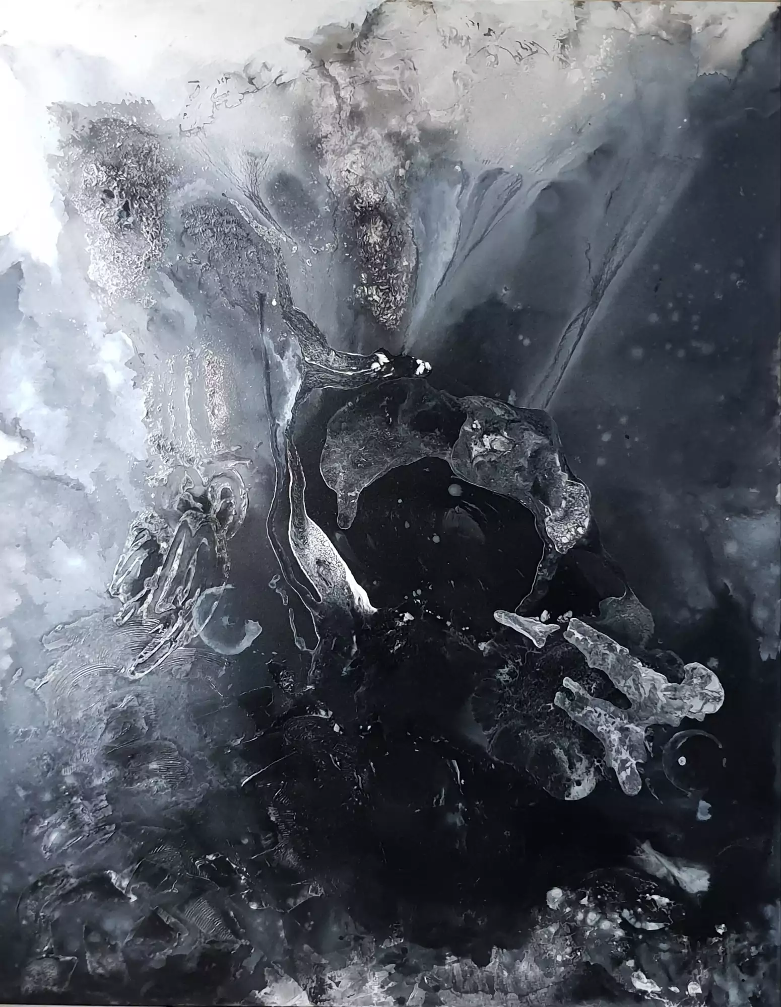 dark abstract drawing