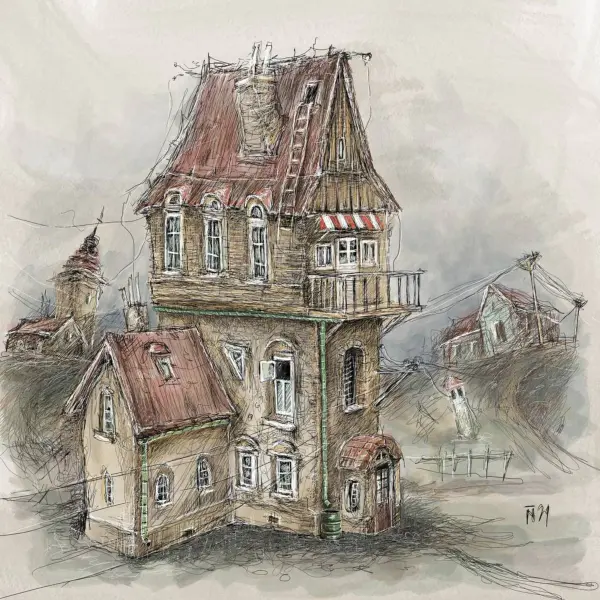 House by Lu Dafi, Drawing | Art Limited