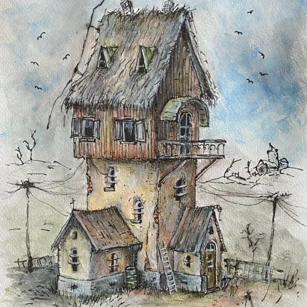 House by Lu Dafi, Drawing | Art Limited
