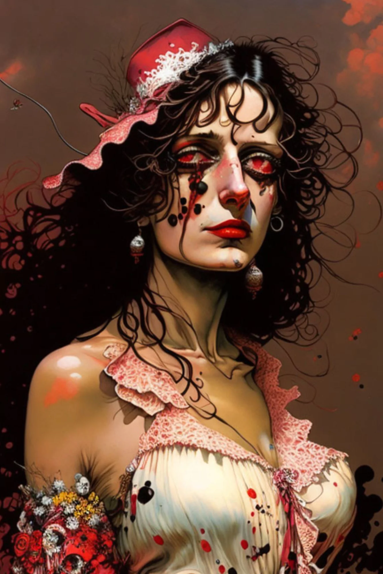 Weeping woman by Francesco Mappa Digital art Art Limited