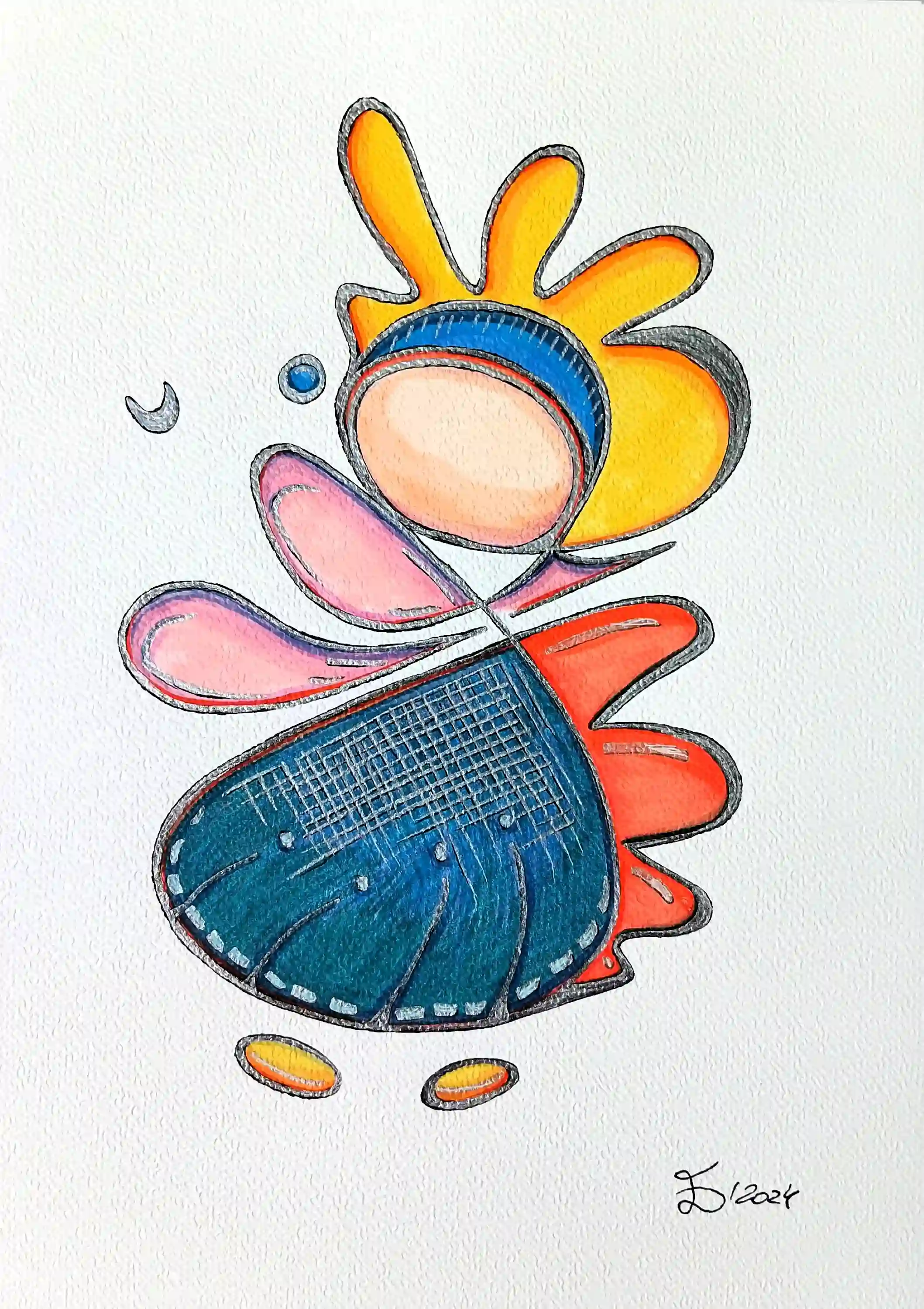Life Form II par Ewa Dura, Dessin | Art Limited