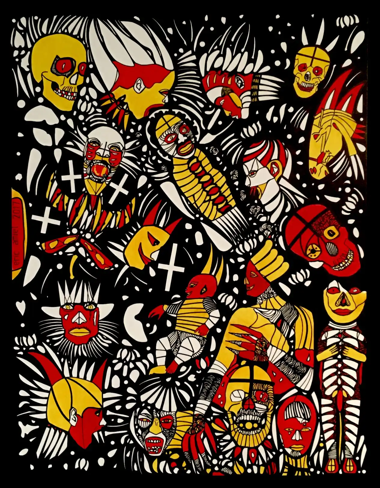 La Reconquista by Eric Amiel, Drawing | Art Limited