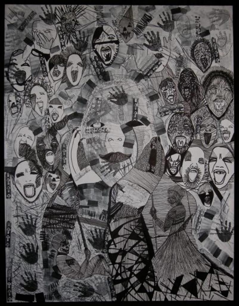 Zombie Terror by Eric Amiel, Drawing | Art Limited