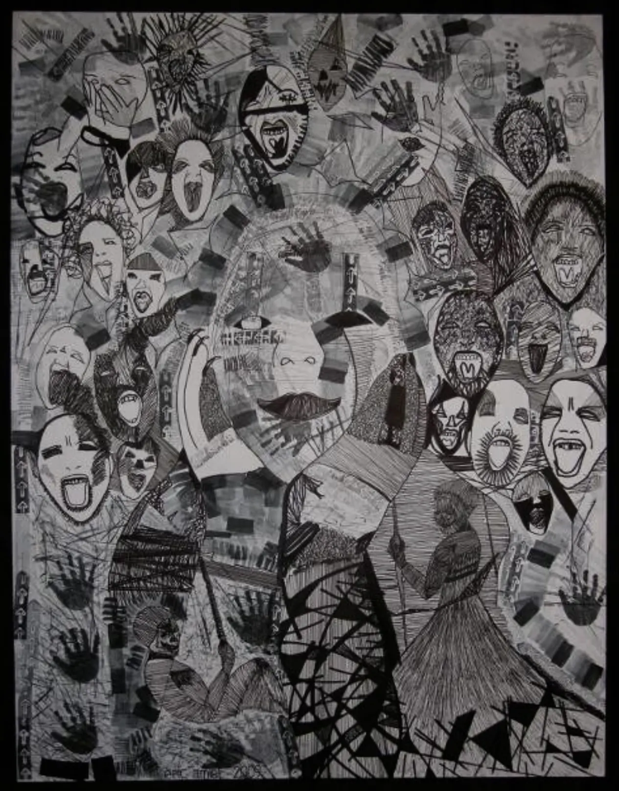 Zombie Terror by Eric Amiel, Drawing | Art Limited